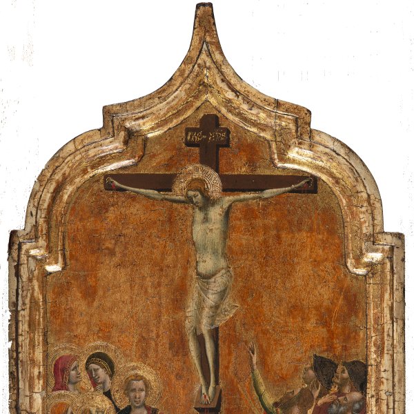 The Crucifixion with the Virgin, Saint John and Angels - Nerio, Ugolino di. Museo Nacional ...